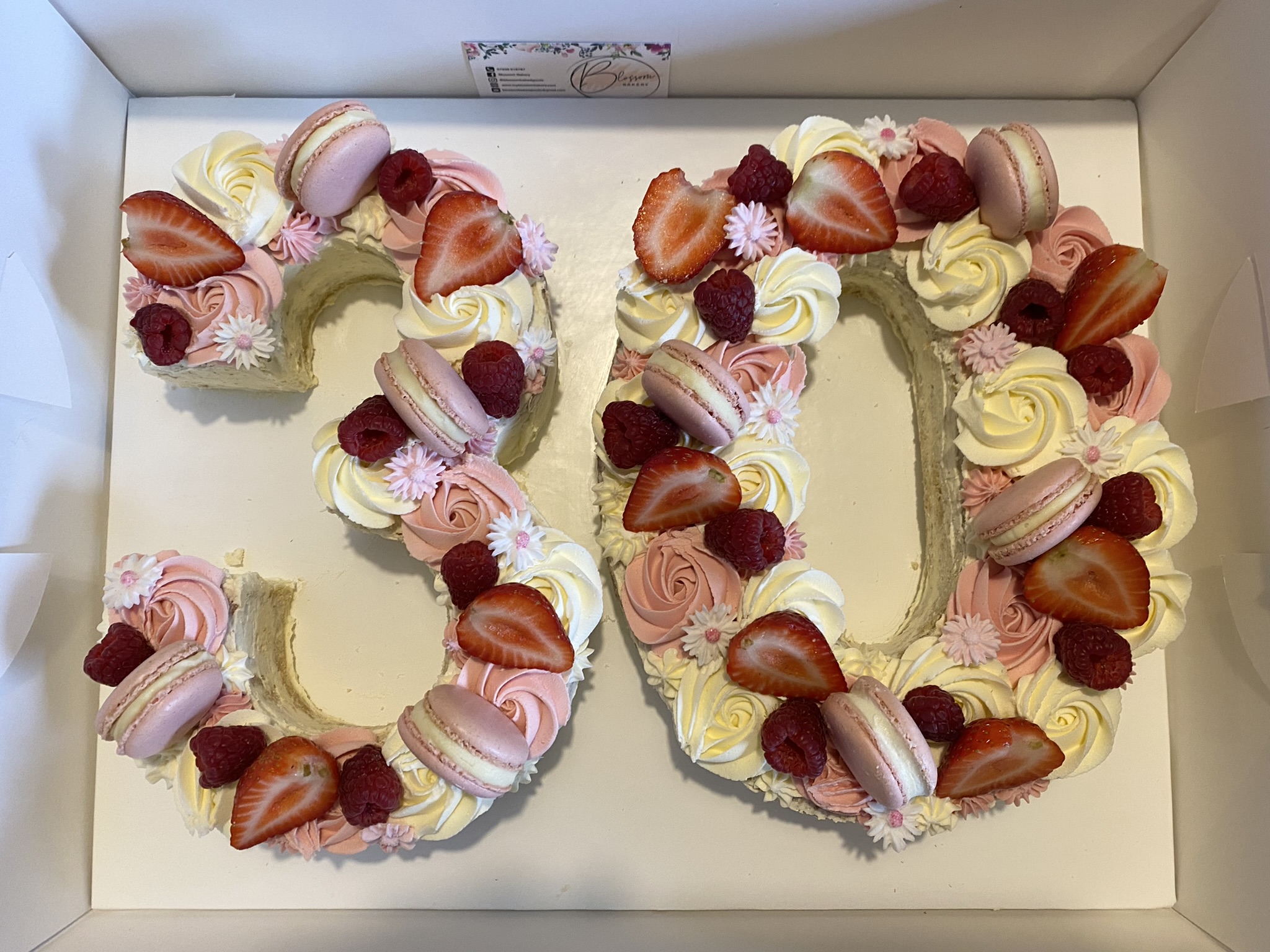 Numbered Birthday Cakes – Blossom Bakery